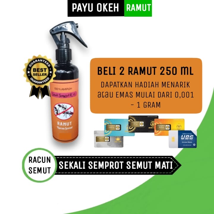 Jual Racun Pembasmi Obat Semut Semprot RAMUT Pembasmi Hama Semut Merah ...