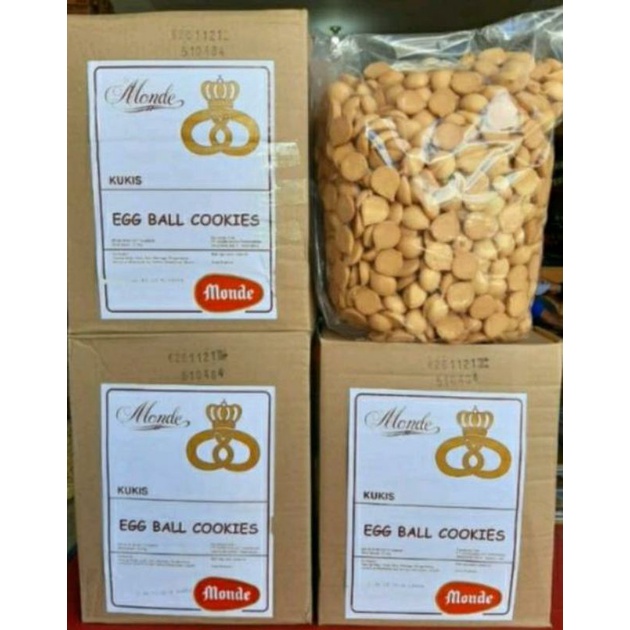 Jual Monde Egg Drop/Egg Ball 500gr Asli Monde | Shopee Indonesia