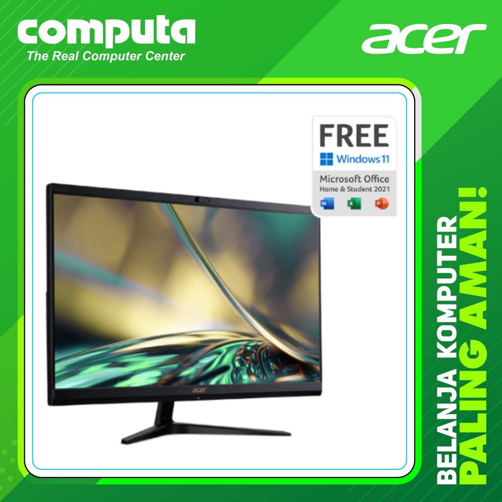 Jual PC AIO ACER ASPIRE ALL IN ONE C22-1700 i3-1215U 8GB 512GB SSD WOHS ...