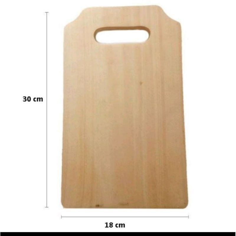 Jual Talenan Kayu Tebal/ Talenan Kayu Besar ukuran 30×18×2cm | Shopee ...