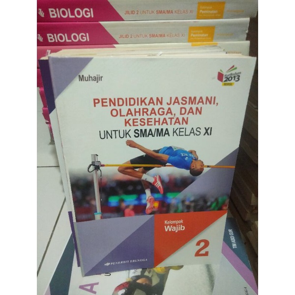 Jual BUKU PENJASORKES PENDIDIKAN JASMANI OLAHRAGA DAN KESEHATAN SMA KELAS 11-2 ERLANGGA | Shopee ...