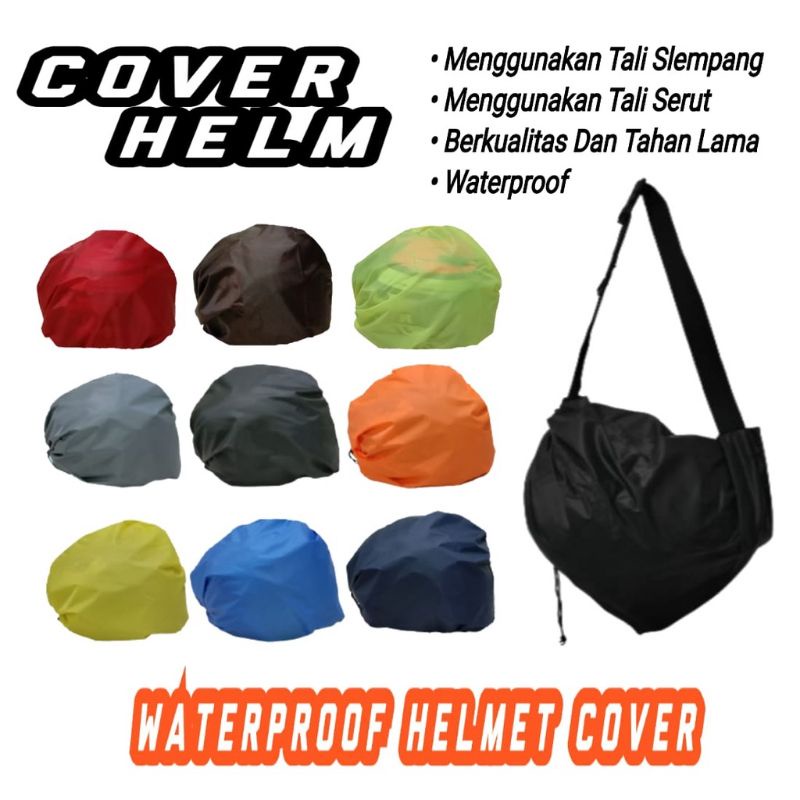 Jual Sarung helm anti air / cover helm / tas helm / cover helm ...
