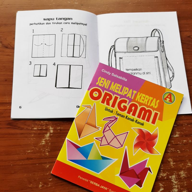 Jual BUKU CONTOH BELAJAR MELIPAT BERBAGAI BENTUK ORIGAMI ANAK TK PAUD ...