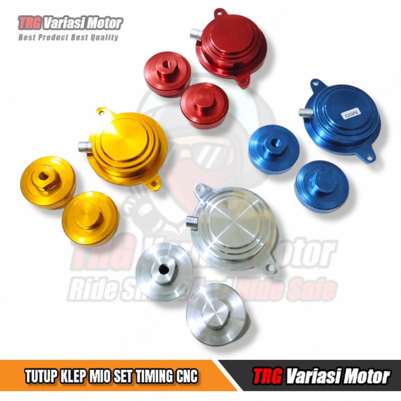 Jual Tutup Klep Mio Racing Set Tutup Timing Mio CNC TRG High Quality ...