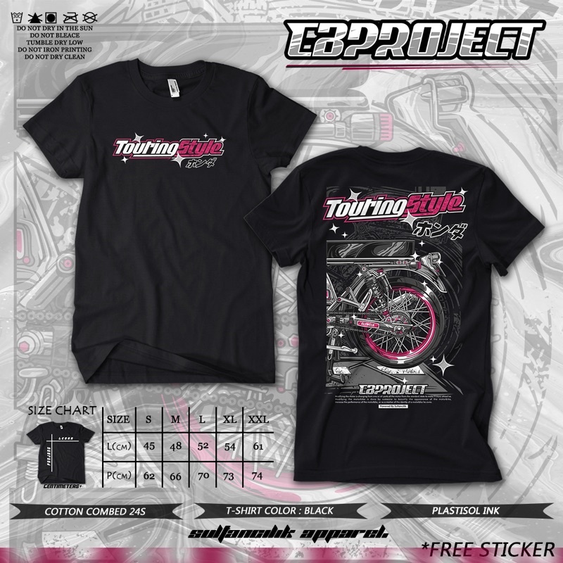Jual kaos Touring Style kaos cb project t-shirt cb baju cb | Shopee ...