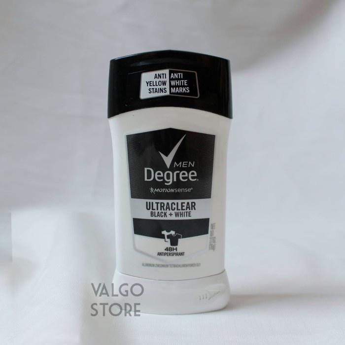 Jual DEGREE MEN ULTRA CLEAR BLACK + WHITE SOLID ANTIPERSPIRANT ...