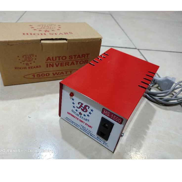 Jual Baru Auto start slow Start Inverator HS 1500W Alat Anti listrik Jeglek anjlok / Soft start ...