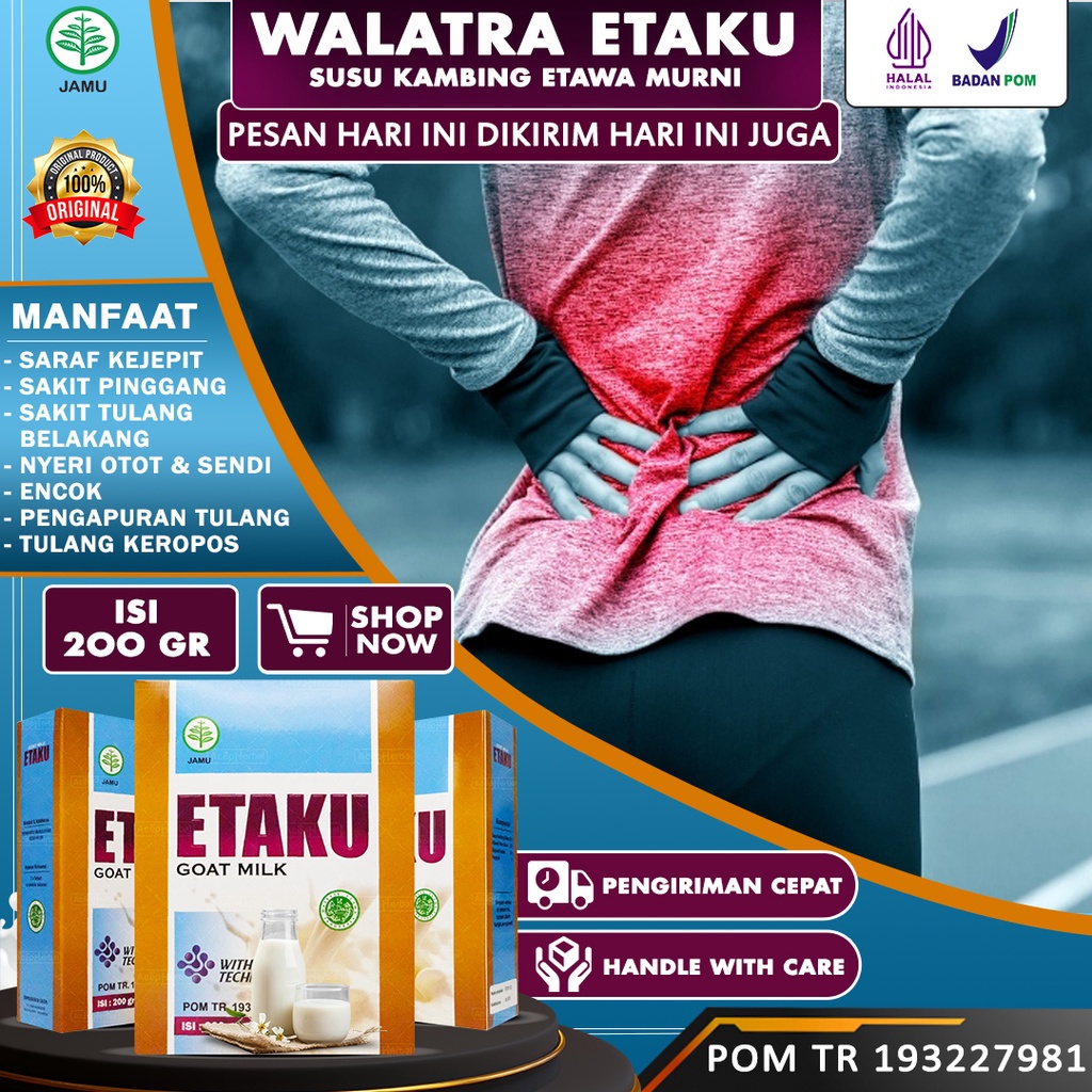Jual Etaku Goat Milk Original Obat Sakit Saraf Kejepit Saraf Terjepit ...