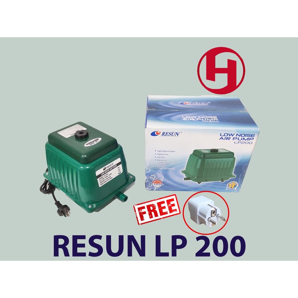 Jual ORIGINAL RESUN AERATOR LP 200 POMPA UDARA LOW NOISE AIR PUMP ...