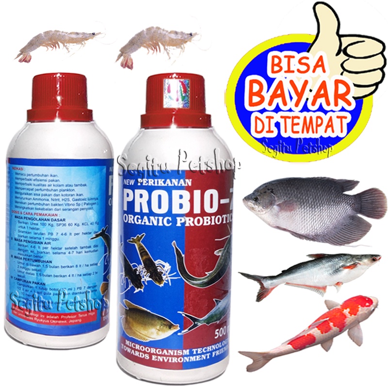 Jual VITAMIN IKAN LELE NILA MAS GURAME KOI PATIN ORGANIK PROBIOTIK PROBIO 7 | Shopee Indonesia