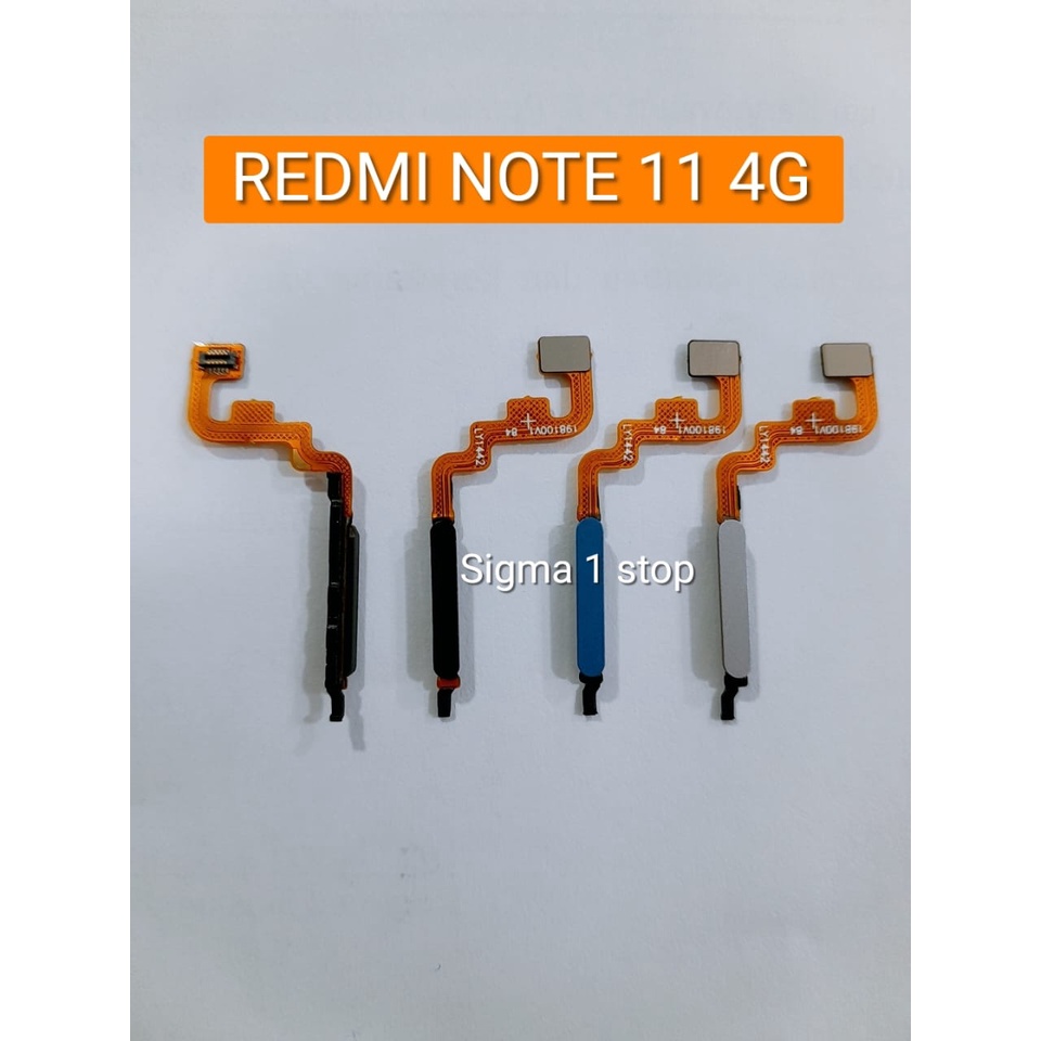 Jual REDMI NOTE 11 4G FLEXIBLE FINGER PRINT SIDIK JARI TOMBOL ON OFF ...