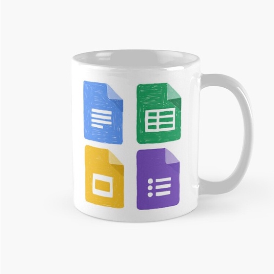 Jual Mug Gelas G Suite pencil logo docs forms sheets slides apps ...