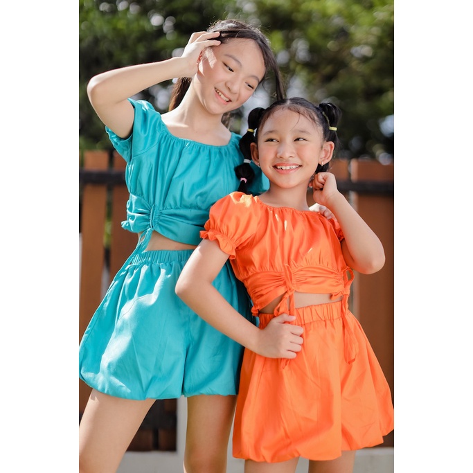 Jual Atasan Cewe Serut Crop NAYA Babyteen Anak umur 2 -12 tahun ...