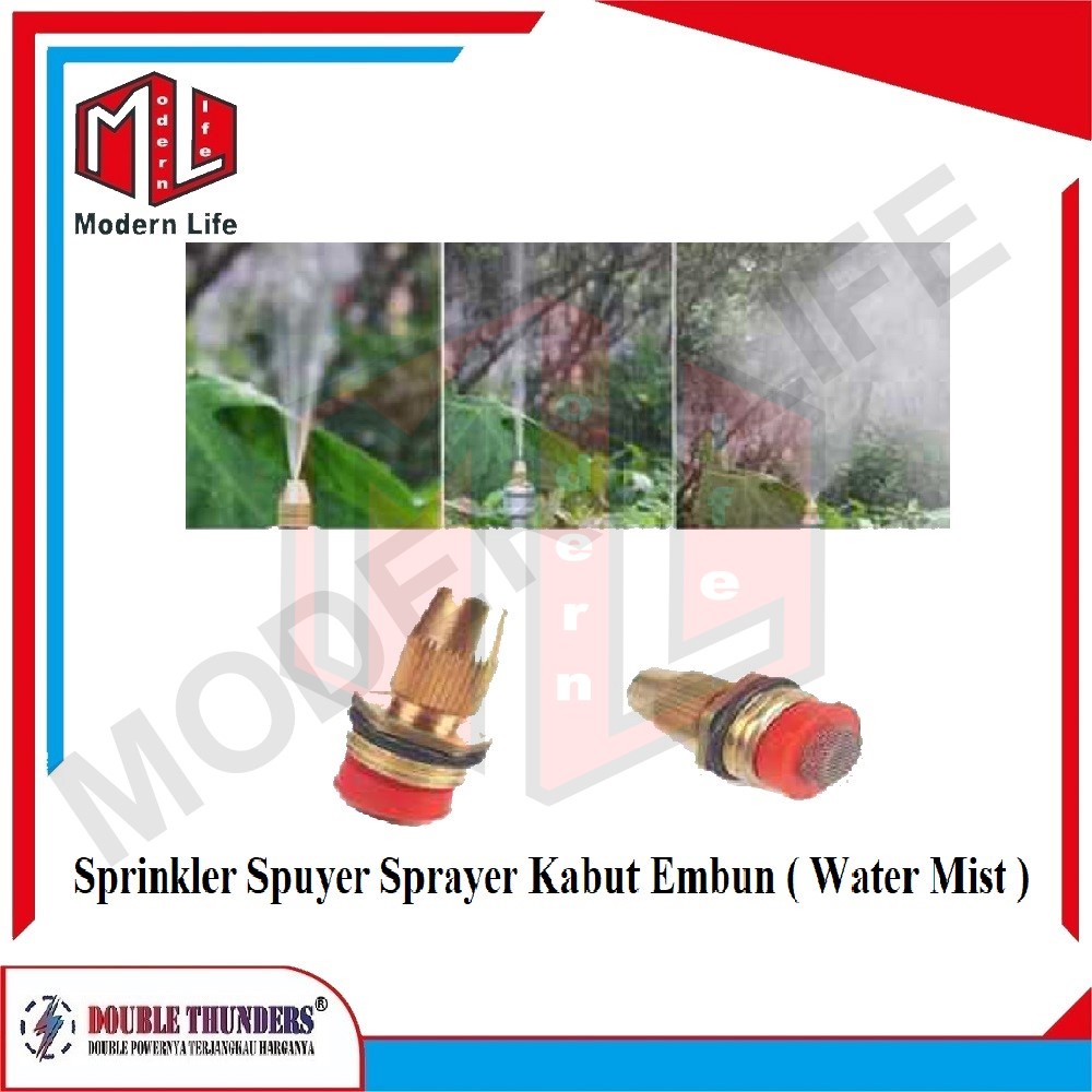 Jual Water Mist Sprinkler Spuyer Sprayer Kabut Embun Irigasi Taman 1/2 ...