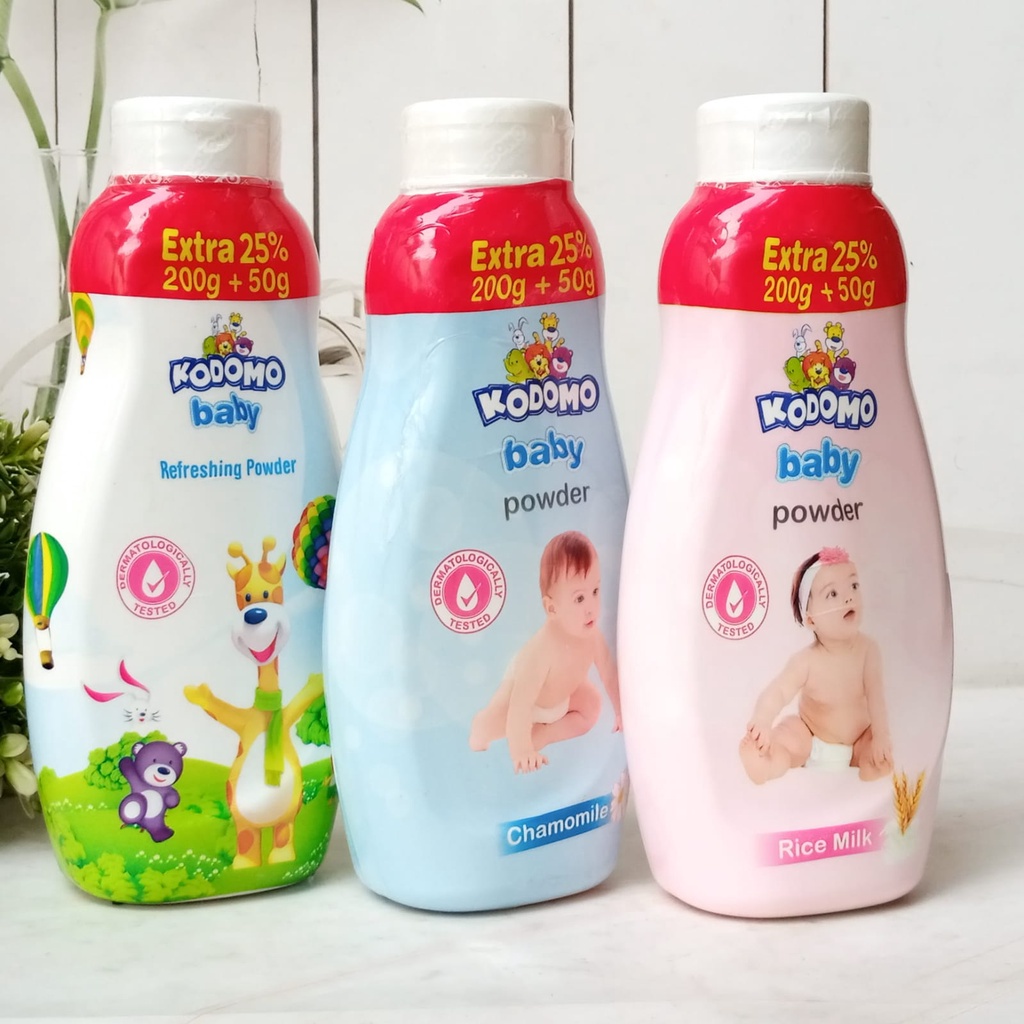 Jual Kodomo Baby Powder (200 gr + 50 gr) | Shopee Indonesia