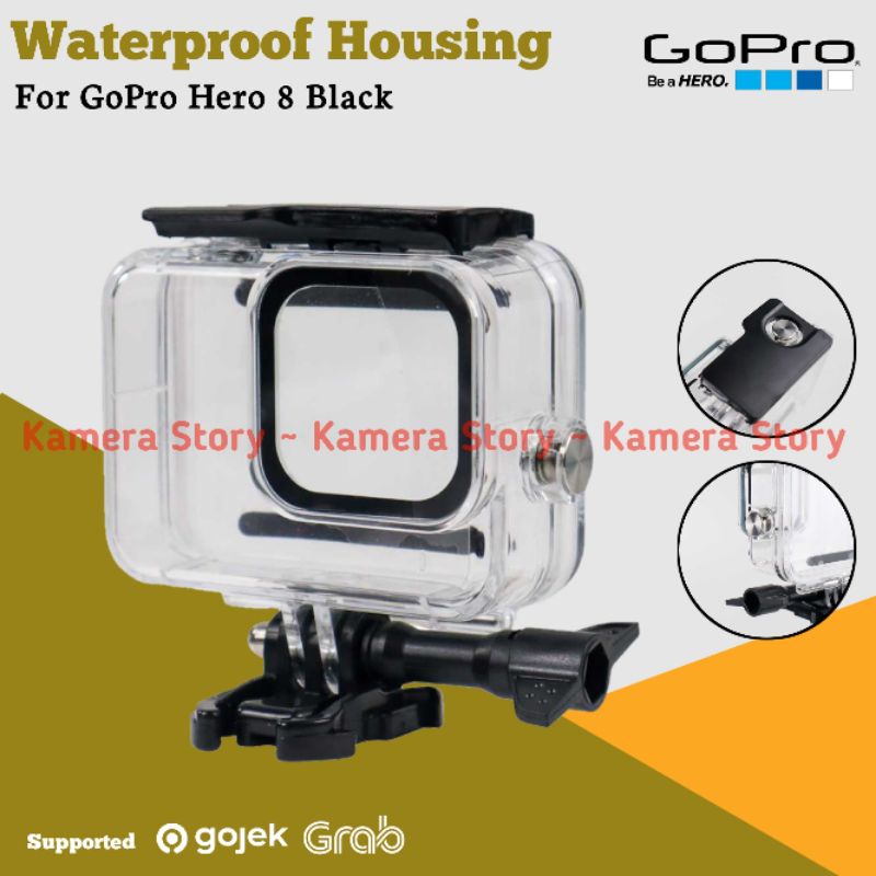 Jual Underwater Waterproof 60M CASE Protective Housing For GoPro Hero 8 Casing Anti Air | Shopee ...