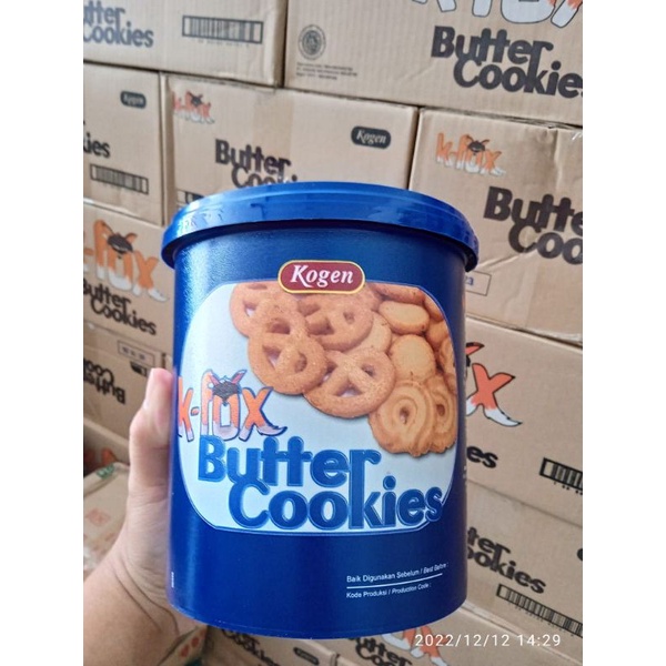 Jual KOGEN K-FOX Butter Cookies, Kue Kaleng Butter Cookies, Kogen K-Fox ...