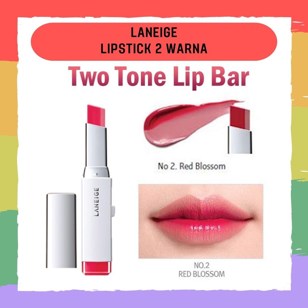 Jual Lipstick Laneige Two Tone Lip Bar Ombre Look Lipstick 2 Colors in ...
