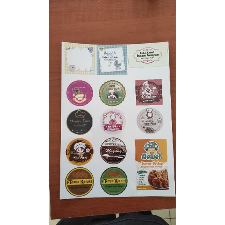Jual Stiker Label A4 Custom | Shopee Indonesia