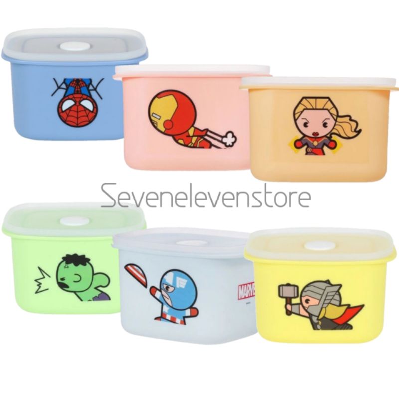 Jual Marvel Tempat Makan Tempat Bekal Sekolah - MINISO Bento Box Lucu ...