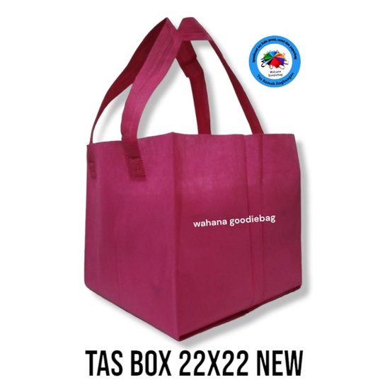 Jual tas Spundbond/Tas hajatan/Tas Goodiebag/Tas kotak/box nasi Handle ...