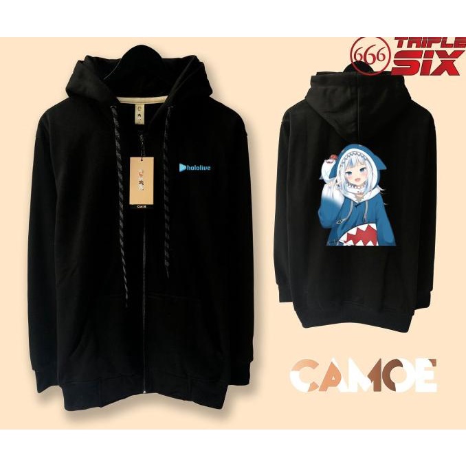 Jual Jacket vTuber Gawr gura Hololive EN Sweater Hoodie Pria Bahan ...