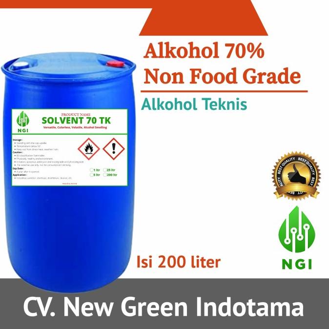 Jual alkohol teknis 70% 1 drum 200 liter | Shopee Indonesia
