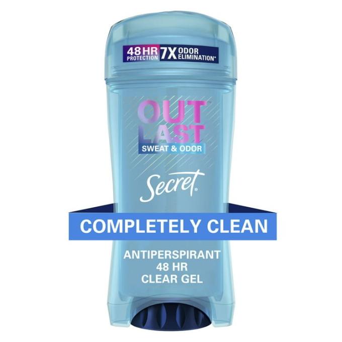 Jual Secret Outlast Antiperspirant deodorant Completely clean clear Gel ...