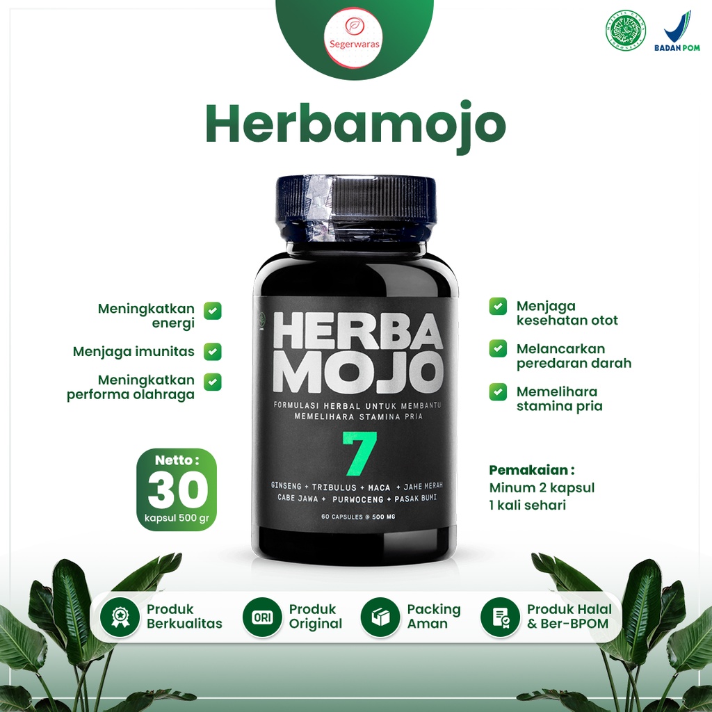 Jual Suplemen Obat Kuat Herbamojo Penambah Vitalitas Obat Pria ...