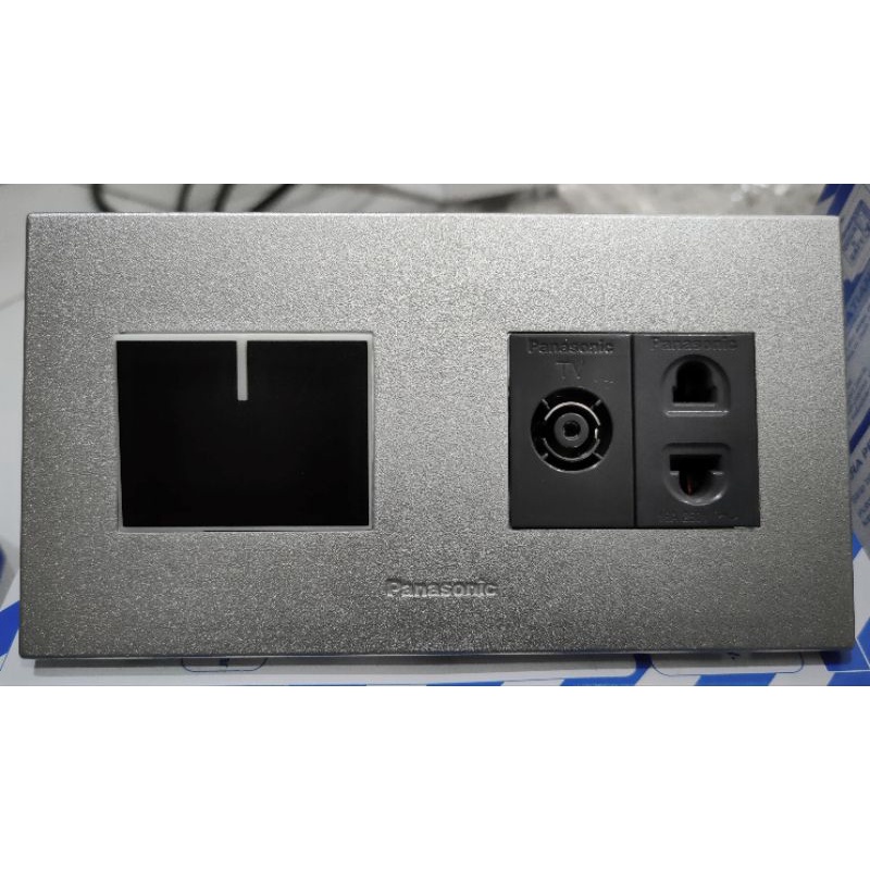 Jual saklar panasonic inbow silver dan hitam(IB) SAKLAR ENGKEL/ENGKEL ...