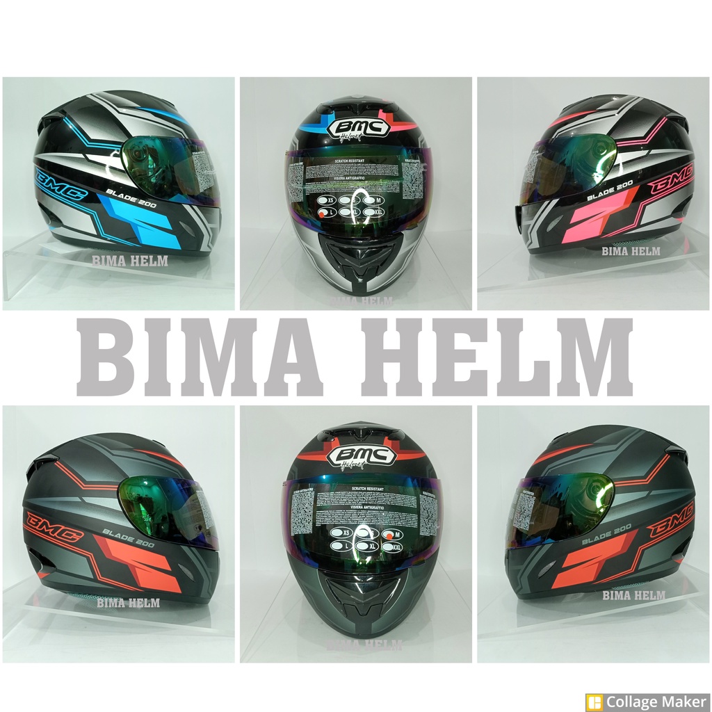 Jual HELM FULL FACE MURAH | HELM FULL FACE BMC MURAH | HELM FULL FACE ...