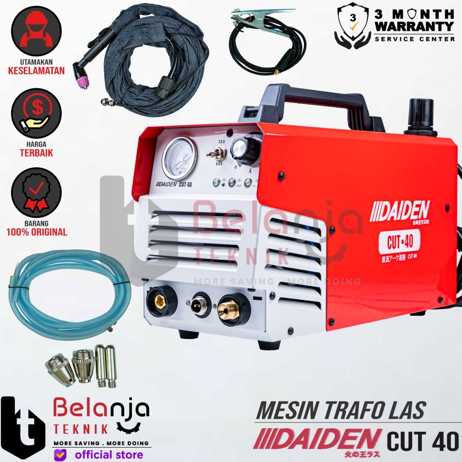Jual Daiden Mesin Plasma Cut 40 Trafo Las Listrik Cutting Welding Machine | Shopee Indonesia