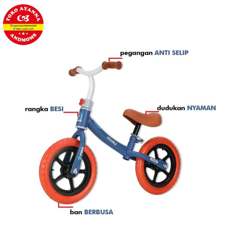 Jual Sepeda Anak Roda 2 tanpa pedal || Balance Bike | Shopee Indonesia