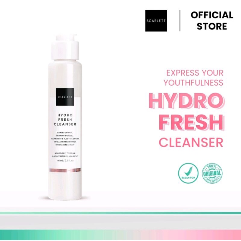 Jual SCARLETT Hydro Fresh Cleanser | Shopee Indonesia