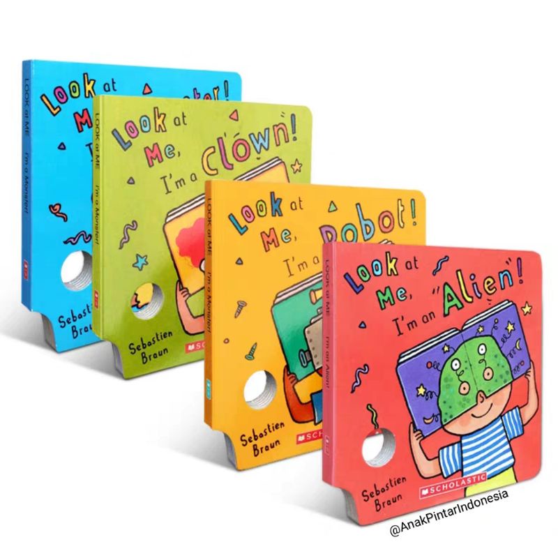Jual SCHOLASTIC - LOOK AT ME SERIES ( bundling 4 books ) | Shopee Indonesia
