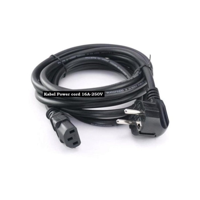 Jual KABEL POWER AC-CPU 3M SNI TEBAL 3X 1.5MM 16A-250V 300V | Shopee ...