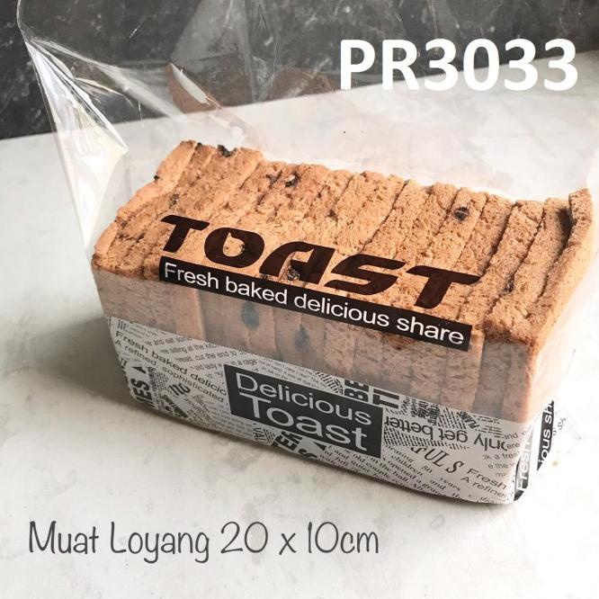 Jual Plastik Roti Tawar, Roti Kasur Pr3033 Roti Sisir, Toast Bag Menu ...