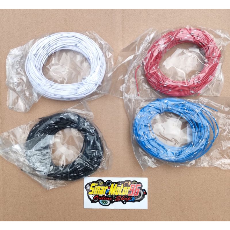 Jual KABEL WAYAR BINTIK TEBAL 0,5X20 METER HIGH QUALITY | Shopee Indonesia