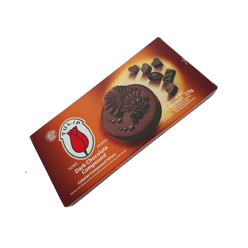 Jual Tulip Chocolate Compound 225g (Dark/Milk) | Shopee Indonesia