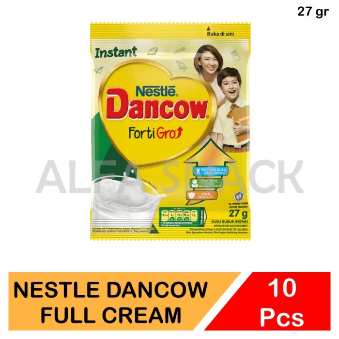 Jual Nestle Dancow Fortigo Full Cream dan Cokelat 1 Renceng (10 sachet ...