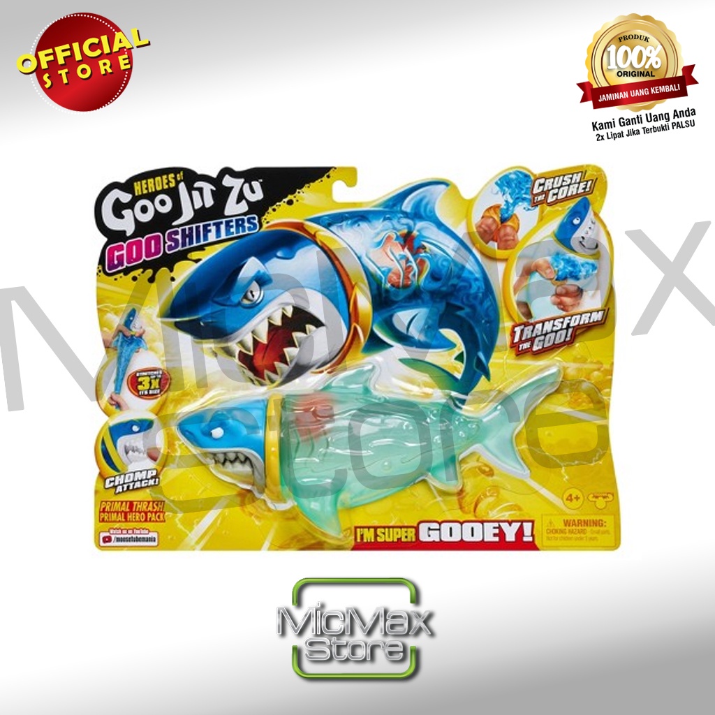 Jual Heroes Of Goo Jit Zu Goo Shifters S7 Primal Thrash Hero Pack MS41405 | Shopee Indonesia