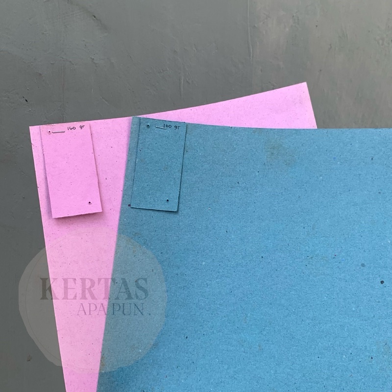Jual Kertas Brief Card BC 160 170 gr gram gsm A4 Warna Pink Biru Khaki ...