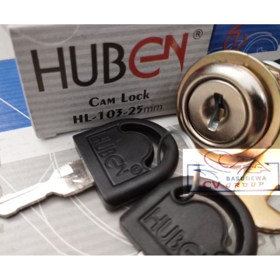 Jual HUBEN KUNCI CAMLOCK HL 103 - 25MM / KUNCI LOKER HUBEN 25 MM | Shopee Indonesia