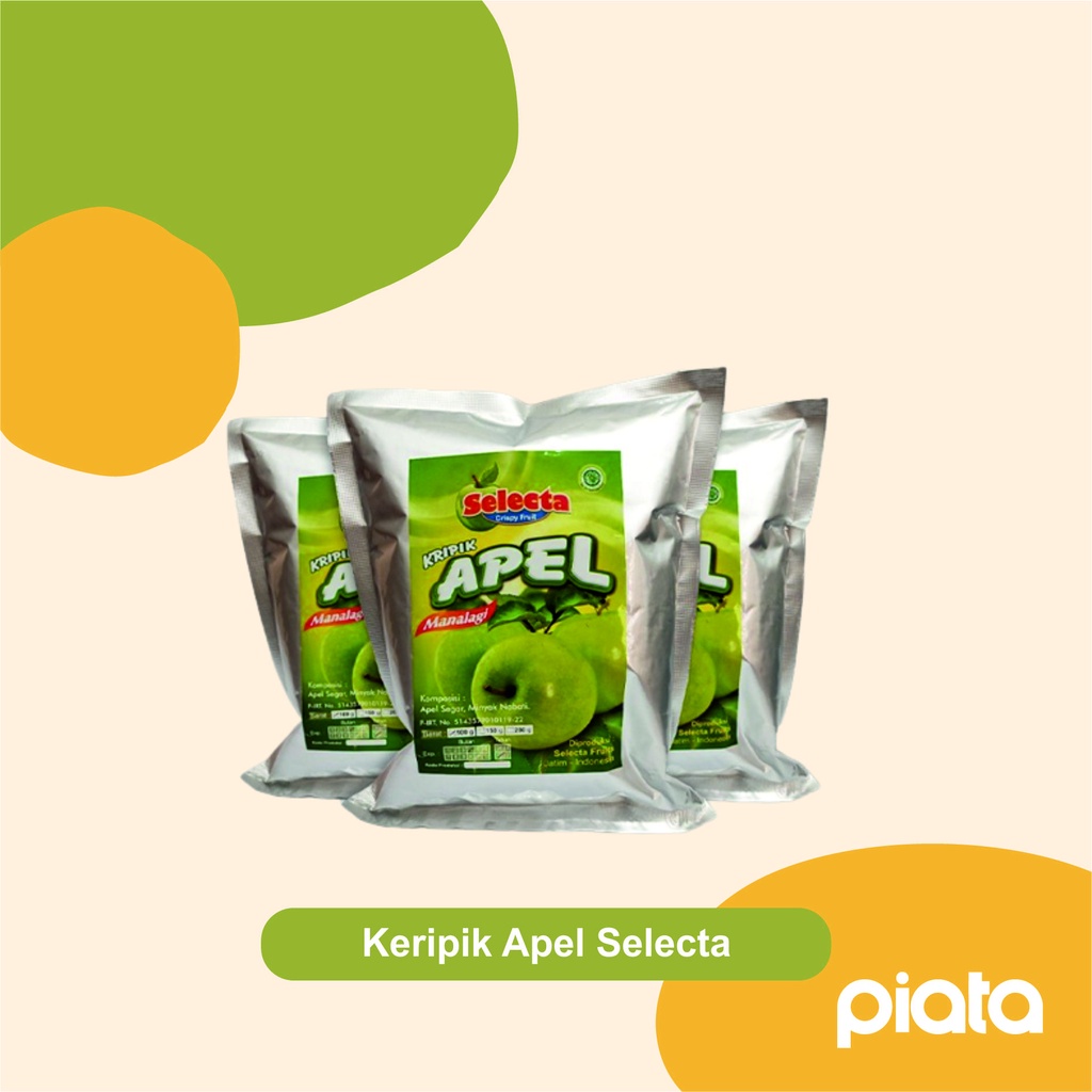 Jual Keripik Apel Selecta Khas Malang Khas Batu Asli Apel Manalagi ...