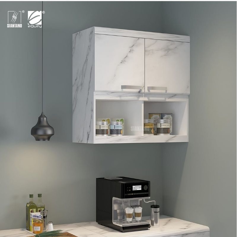 Jual Lemari Dapur Gantung | Marble Kitchen Set SIANTANO | Shopee Indonesia