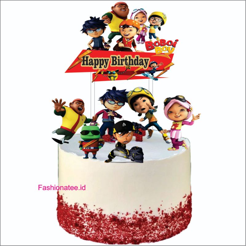 Jual boboiboy cake topper hiasan kue medan | Shopee Indonesia