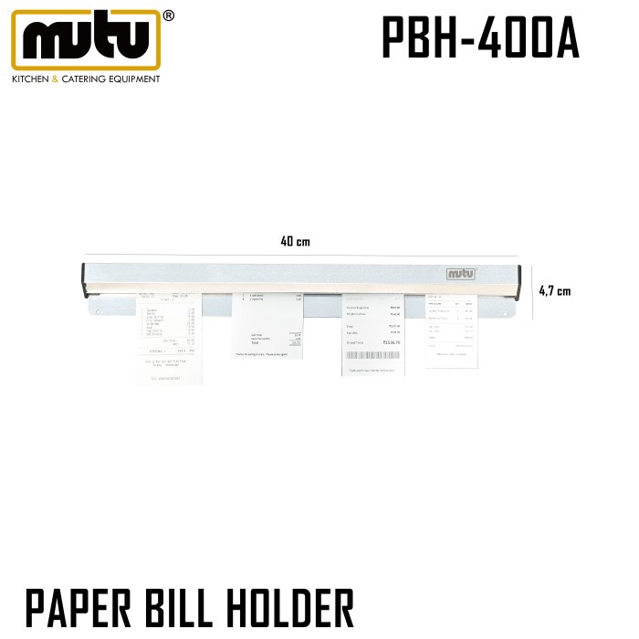 Jual Bill Holder / Tempat Menu /Aluminium Tab Grabber Pbh-400A | Shopee ...