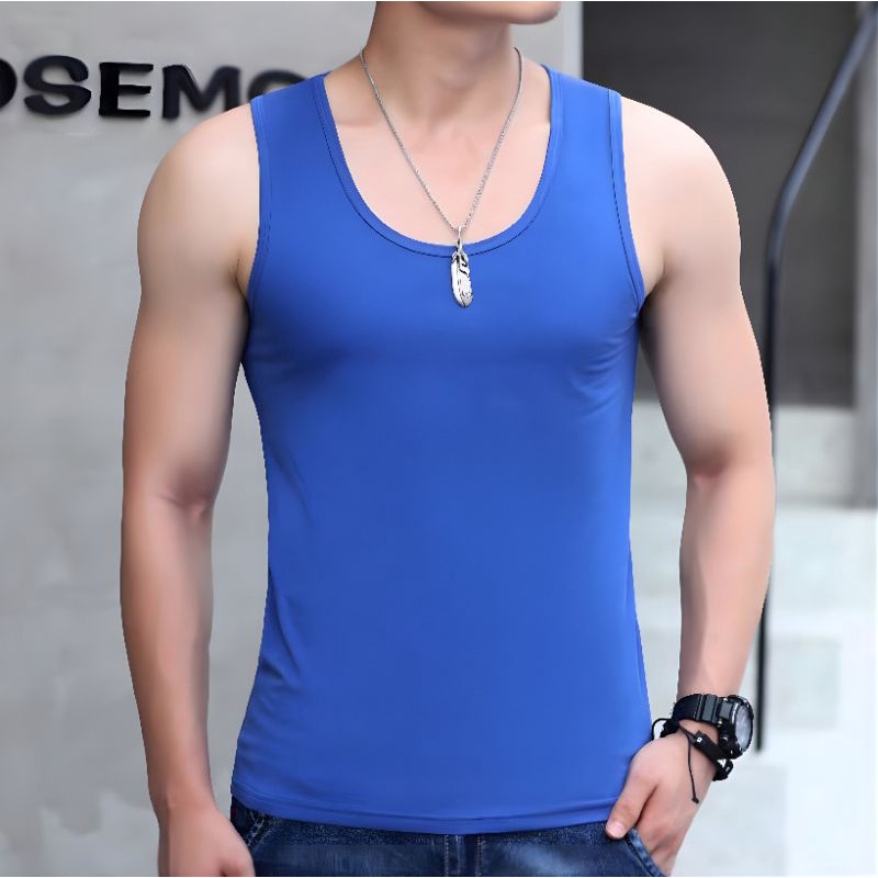 Jual SINGLET PRIA COTTON COMBED POLOS KAOS SINGLET PRIA DEWASA KAOS ...