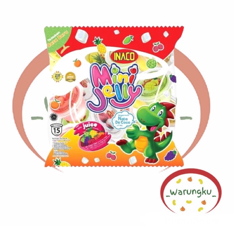 Jual INACO Mini Jelly Isi 15pcs AGAR AGAR SNACK | Shopee Indonesia