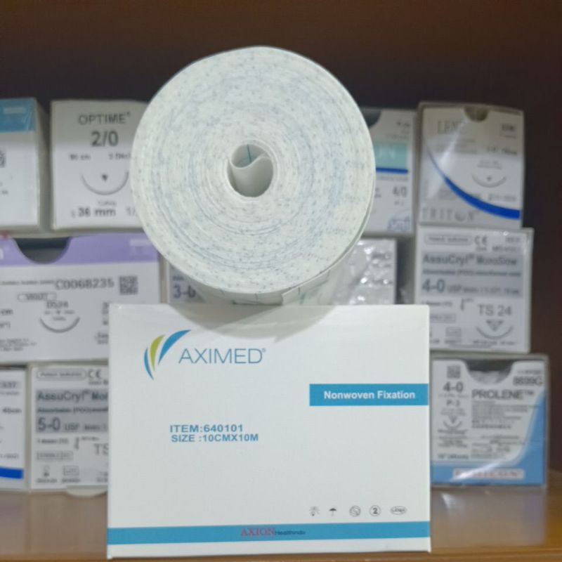 Jual AXIMED Nonwoven Fixation 10cm x 10M / dressing penutup luka lebar ...